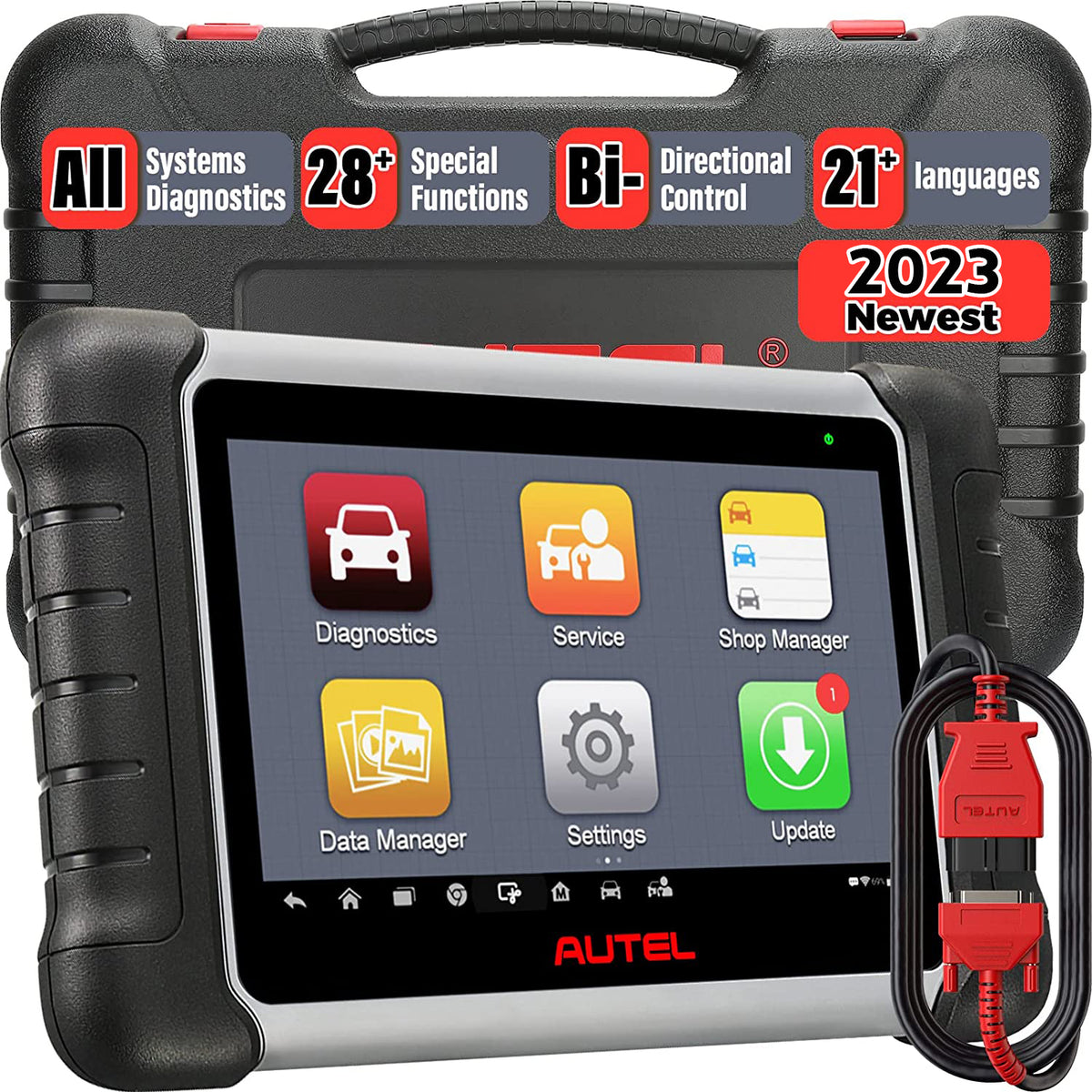 2024 Newest Autel MaxiCOM MK808Z Full System Diagnostic Tool With 28 S ...